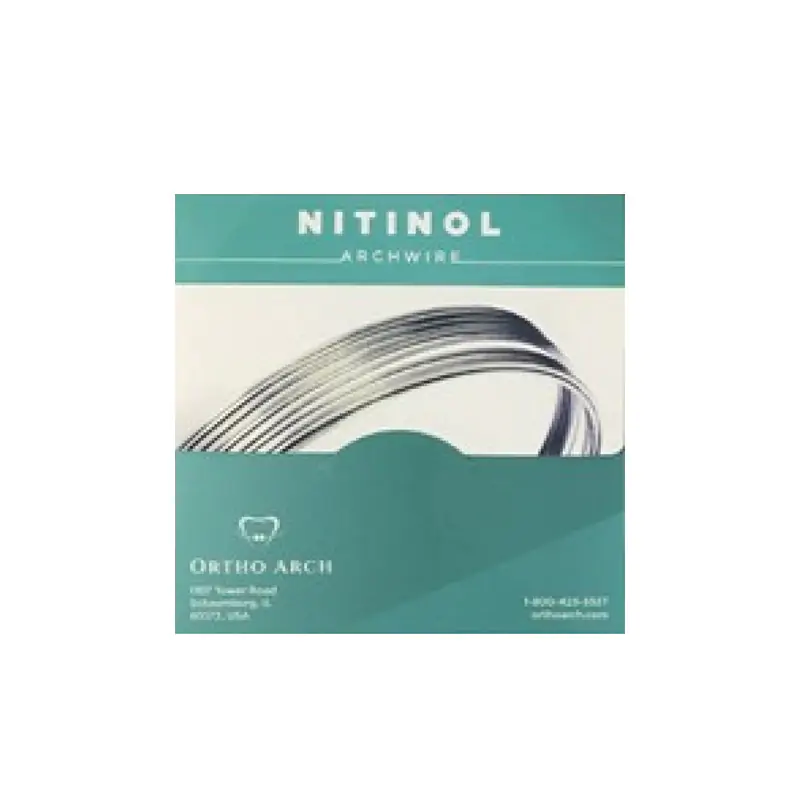 Upper Super Elastic Nitinol Rectangular Right Form Dimple .018 X .018 ...